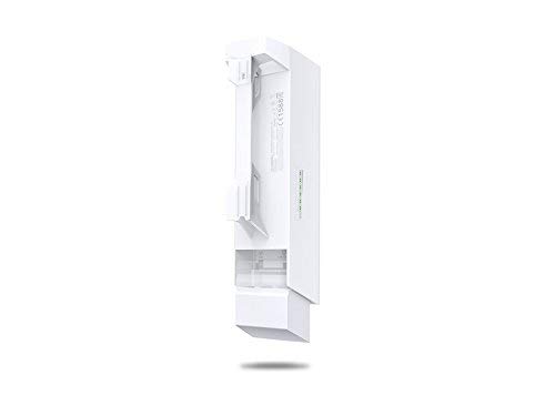 TP-Link Long Range Outdoor WiFi Transmitter β 2.4GHz, 300Mbps, High Gain Mimo Antenna, 5km+ Point to Point Wireless Transmission, Poe Powered W/Poe Adapter Included, Wisp Modes (CPE210) (Renewed)