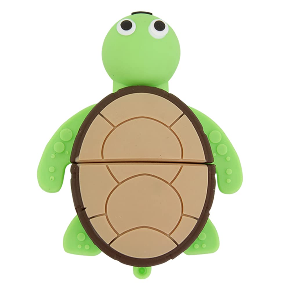64GB USB 2.0 Flash Drive,Green Turtle USB Stick, Portable USB Memory Stick for Storage and Backup, Suitable for PC/ Laptop Portable Drives
