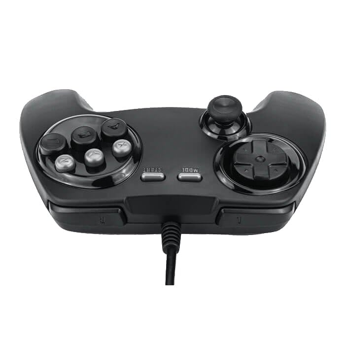 BrawlerGen Genesis Mini Controller 6 Button Genesis Mini/PC/MAC/Switch USB Compatible