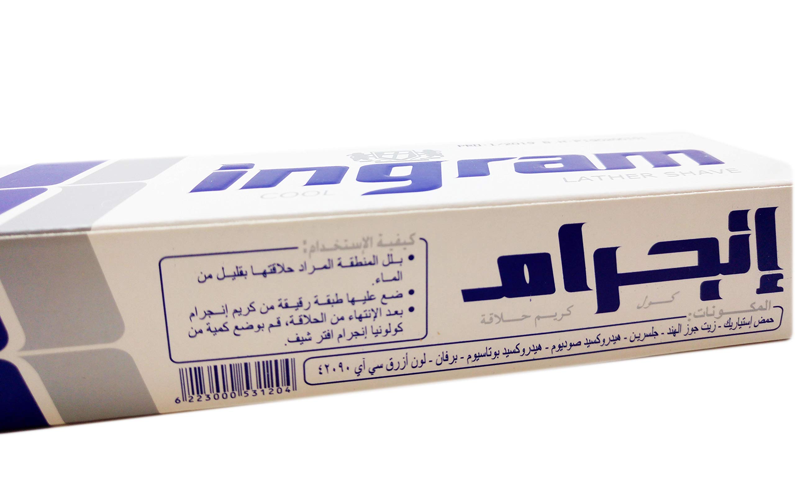 Ingram Cool Lather Shave Cream Tube 60 gm Men Toiletries Smoothing Shaving Skin (1 Pack / 60 gm)
