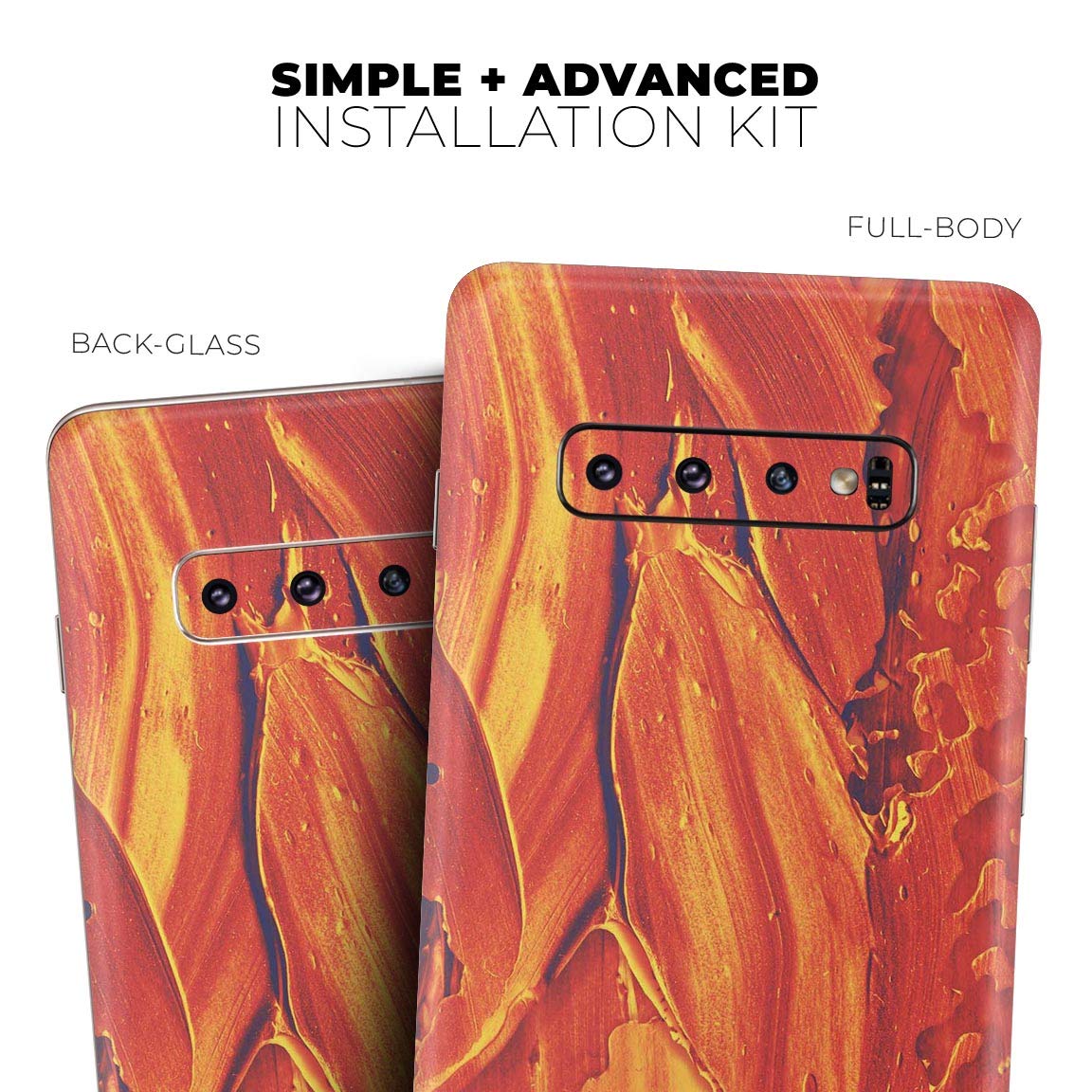 DesignSkinz Liquid Abstract Paint Remix V75 Protective Vinyl Decal Wrap Skin Cover Compatible with The Samsung Galaxy S20 (Screen Trim & Back Glass Skin)