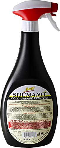 BAGI SHUMANIT - Cold Grease Remover. Spray for The immediate Removal of Stubborn and Burnt fats/Grease