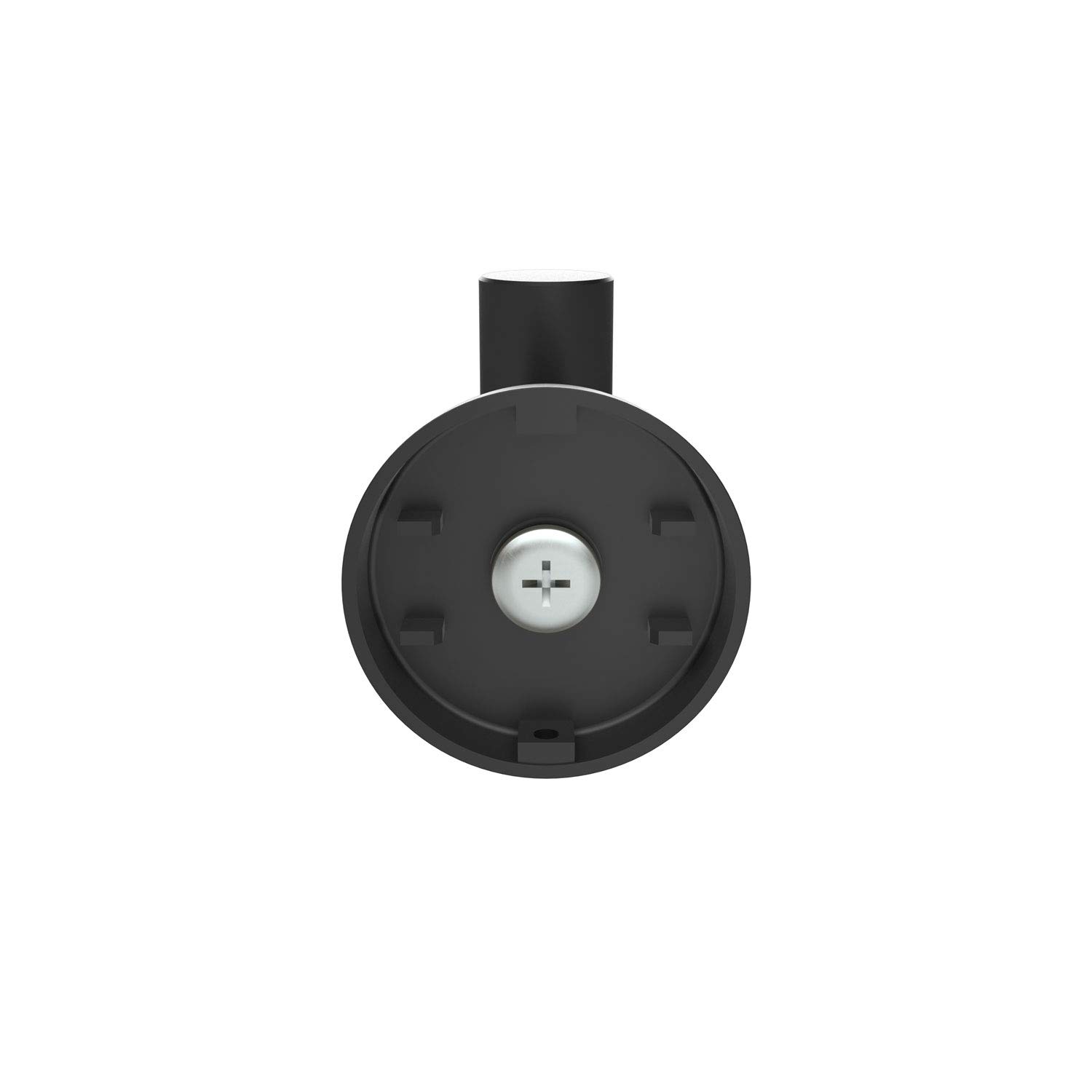 Amerock BH26542MB | Matte Black Single Robe Hook | 2-1/4 in. (57 mm) Length Towel Holder | Arrondi | Towel Hook for Bathroom | Bathroom Hardware | Bath Accessories