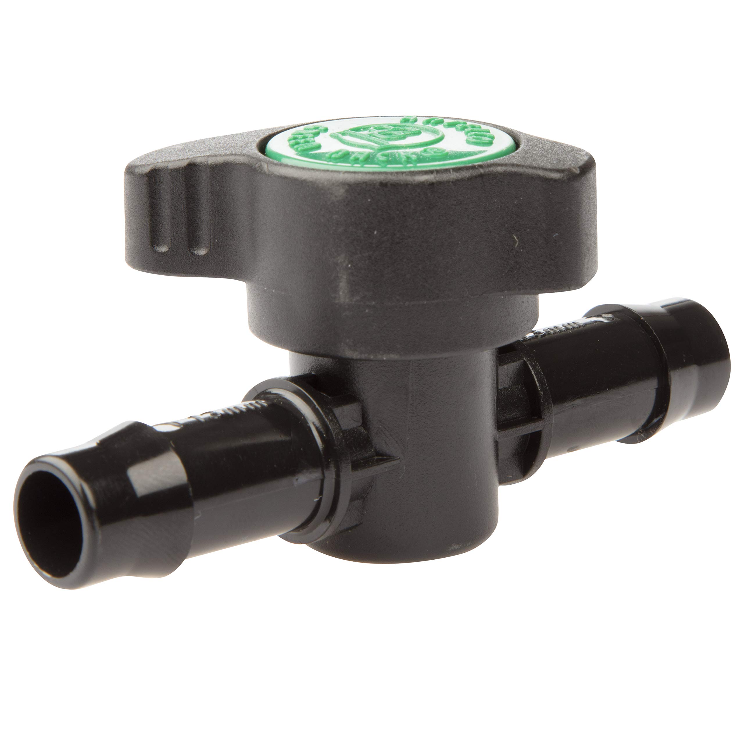 The Original Safety Siphon 1/2 Inch Barbed Shut Off Valve - Simple On and Off Operation w/O-rings to Prevent Leaking - Splice in Line for Easy Flow Control - Constructed from Wear-Resistant Plastic