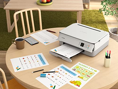 Canon Wireless Pixma Inkjet All in One Printer with Scanner - High Resolution Fast Speed Printing Compact Size Up to 4800x1200 DPI Color Resolution, Bonus Set of NeeGo Ink and 6 Ft Printer Cable