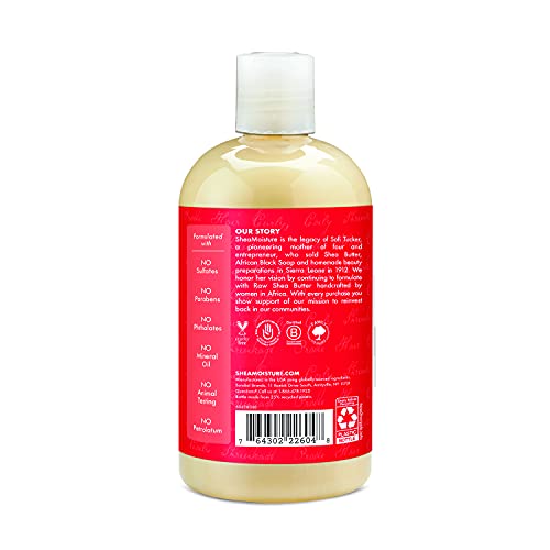 Sheamoisture Residue Remover Shampoo for Synthetic and Natural Hair Tea Tree and Borage Seed Sulfate Free Clarifying Shampoo 13 oz