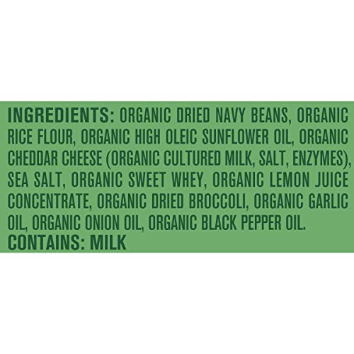 Gerber Snacks for Baby Organic Lil Crunchies, White Cheddar & Broccoli, 1.59 Ounce (Pack of 6)