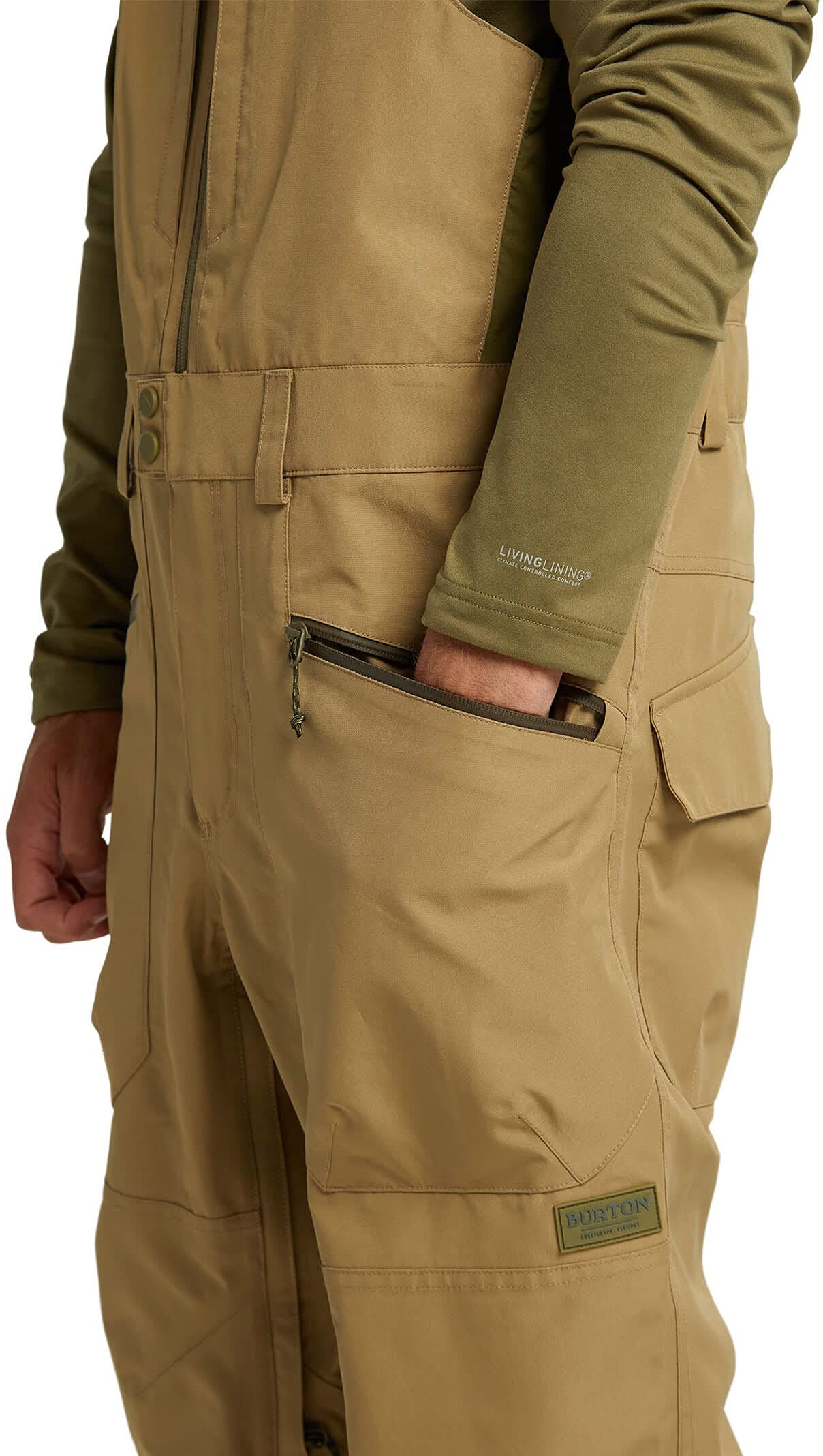 Burton Mens Gore-Tex Reserve Bib, Kelp New, X-Large