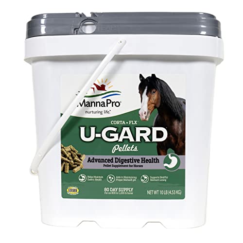 Corta-Flx U-Gard Pellets |All Natural Equine Digestive Supplement to Maintain Gastric Health | Helps Prevent Ulcer Formation | 10 LB