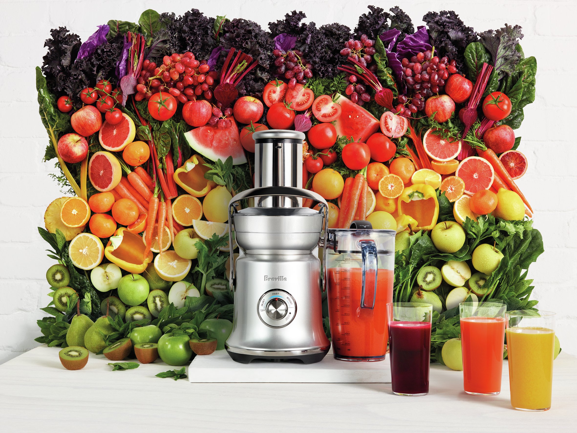 Breville the Juice Fountain Cold XL Juicer, One Size, Silver Pearl