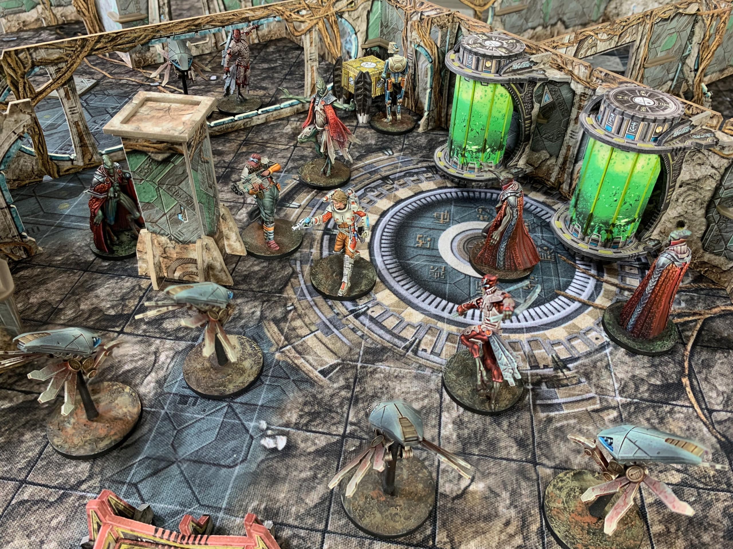 Battle Systems - Core Space First Born - Sci-Fi Miniatures Board Game - Cyberpunk 28mm Science Fiction Figures for 40K Wargame - Tabletop Modular 3D Gaming Terrain - (First Born Starter Set)