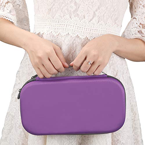 Travel Carrying Case Bag for ADC/Omron/MDF Stethoscope & Nurse Accessories Extra Room with Mesh (Purple)
