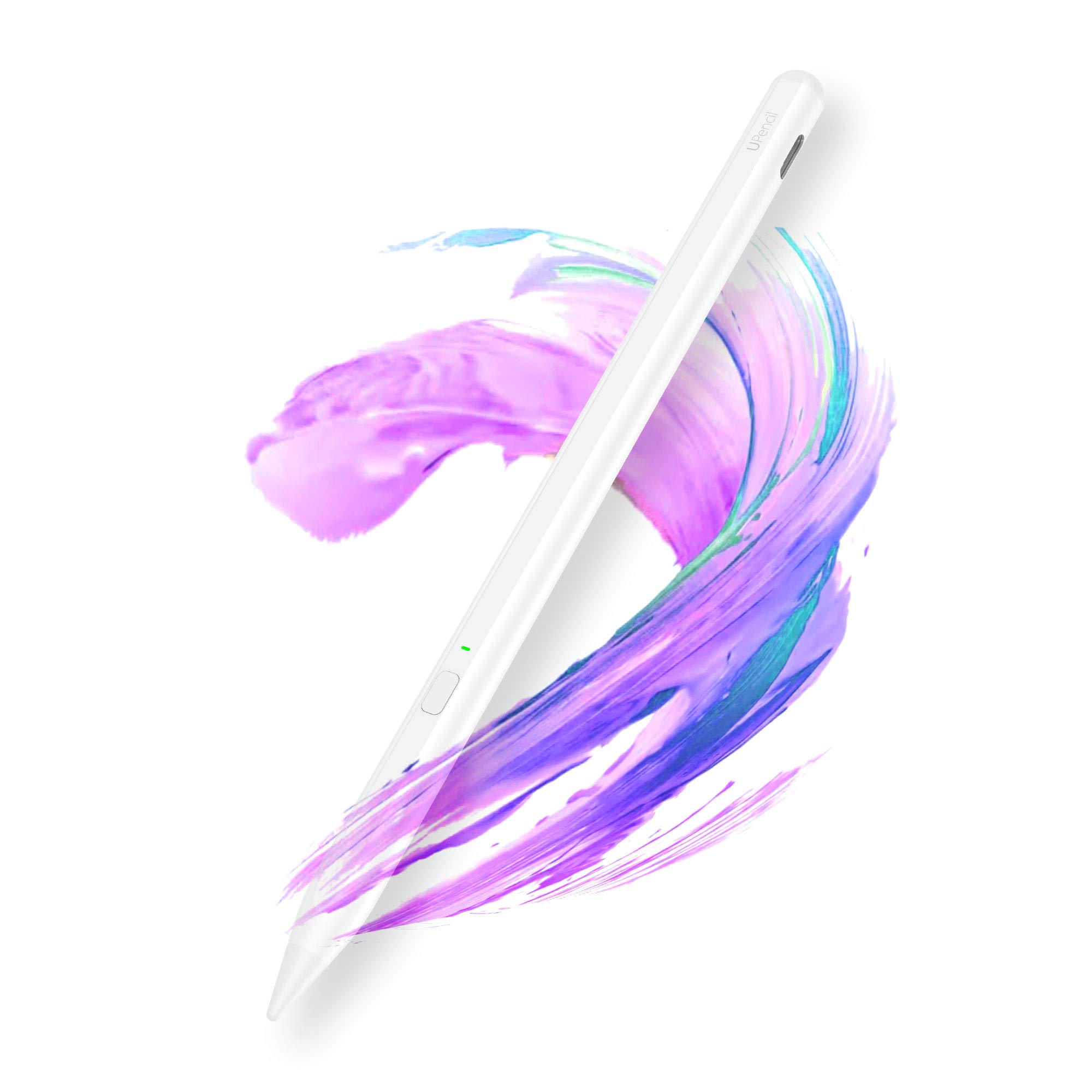 Stylus Pen for iPad, Uogic iPad Stylus Pen with Magnetic, Rechargeable, Palm Rejection, for iPad Pro 11"/12.9", iPad (6/7/8/9/10 Generation), iPad Mini (5/6 Generation), iPad Air (3/4/5 Generation)