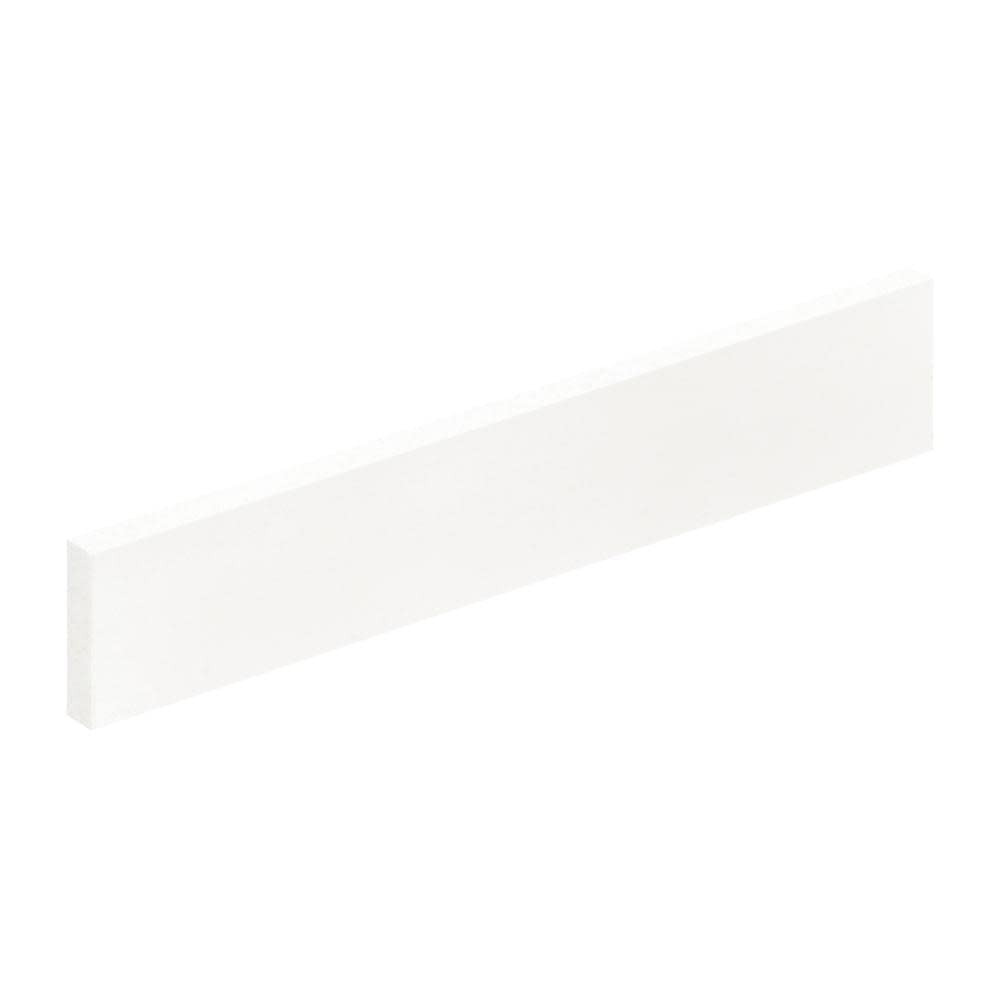 ARIEL 22"x4" Pure White Quartz Vanity Top Side Splash
