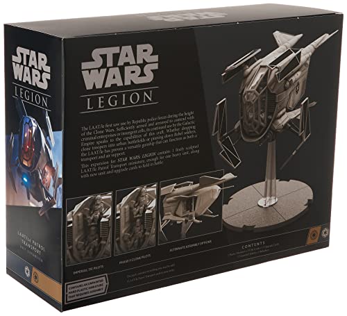 Star Wars: Legion LAAT/le Patrol UNIT EXPANSION - Deploy Transport and Air Support! Tabletop Miniatures Strategy Game for Kids & Adults, Ages 14+, 2 Players, 3 Hour Playtime, Made by Atomic Mass Games