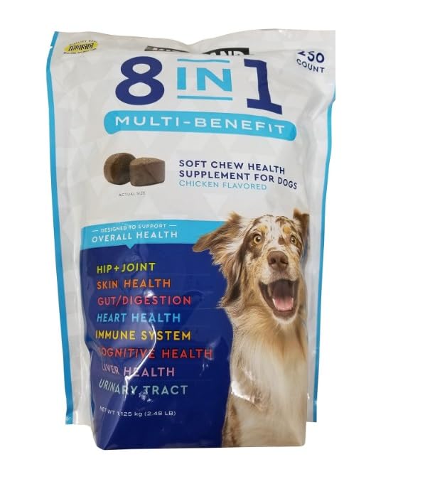 8 in 1 Multi Benefit Soft chew Health Supplement 250 Count.