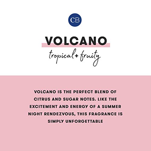Capri Blue Volcano Scented Candle - Blue Signature Jar Candle - Luxury Aromatherapy Candle-Glass Candle with Soy Wax Blend (19 oz)