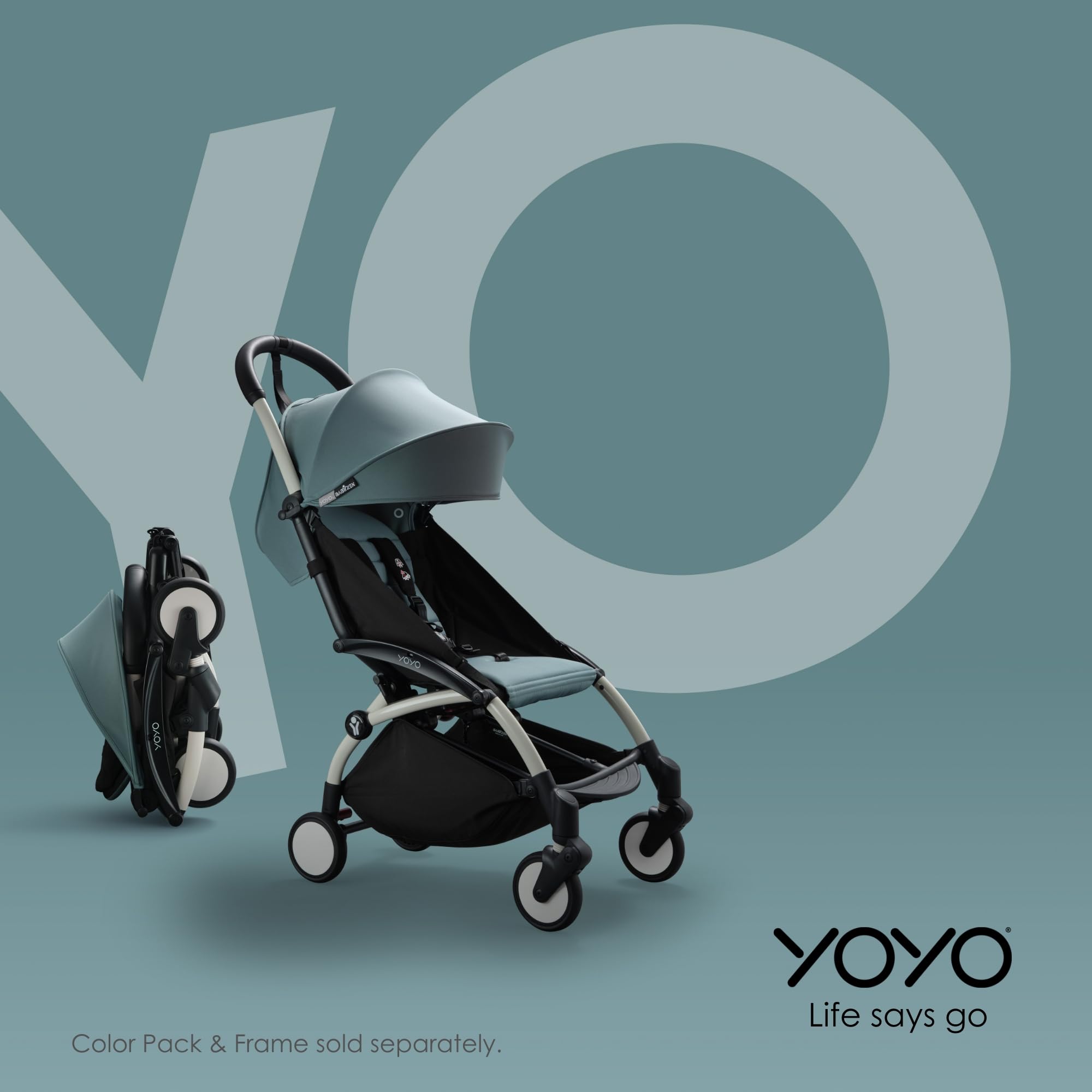 Stokke BABYZEN YOYO Leg Rest - Reclined Position & Padded Cover (Included) Provide Additional Comfort in Stroller - Easy to Attach & Clean