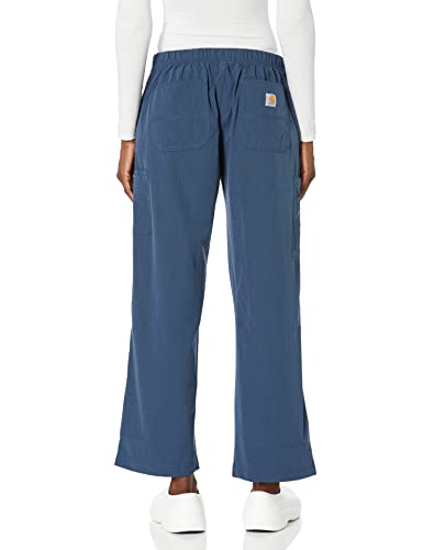 Carhartt Women's Boot Cut Cargo Pant, Navy Heather, Extra Large