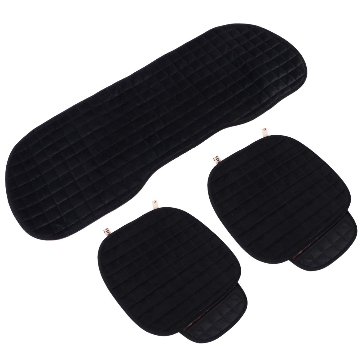 Garneck 3Pcs Car Seat Cushion Set Winter Seat Cover Car Seat Protector Breathable Car Seat Mat for Home Office Car