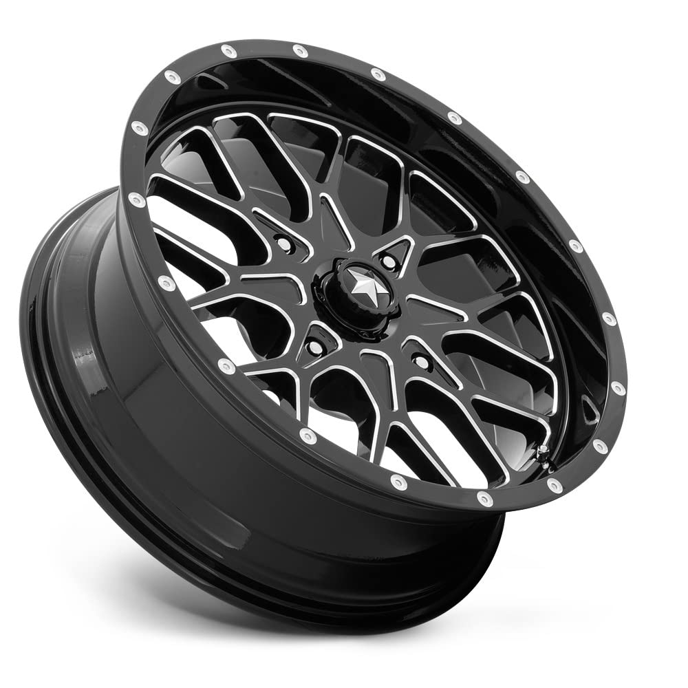 MSA Offroad Wheels MA45 20X7 4X156 G-BLK MILL 00MM - M45-020756M