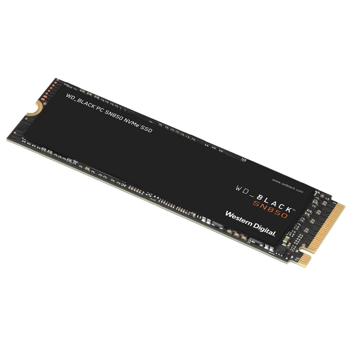 Western Digital WD 500GB WD_Black SN850 NVMe PCIe 4.0 M.2 Internal Gaming SSD Without Heatsink