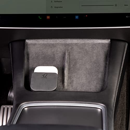 CHARGEOP Airpods Mount Designed for 2021 2022 Tesla Model 3/Y Wireless Charging Pad Car Center Council Interior Accessories, Compatible with Airpods 3rd Generation, Airpods Pro