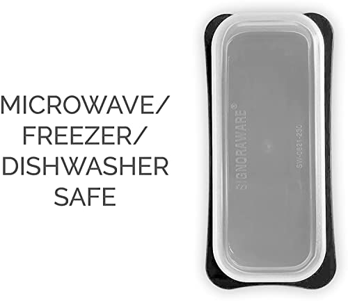 Cover Butter Container - Butter Storage Container with Transparent Lid - Durable Plastic Butter Container for Counter - Plastic Butter Dish with Lid - Covered Butter Dish for Home or Camping (Black)