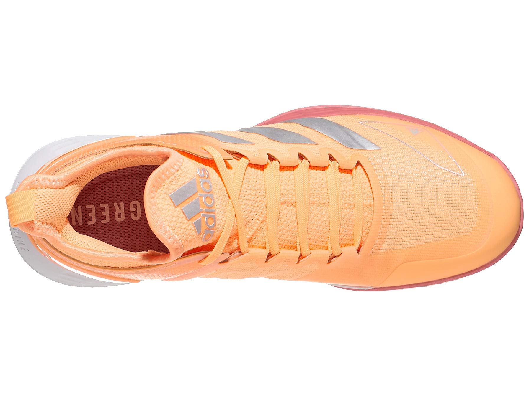 adidas Adizero Ubersonic 4 Acid Orange/Silver Metallic/Hazy Rose 5.5 B (M)