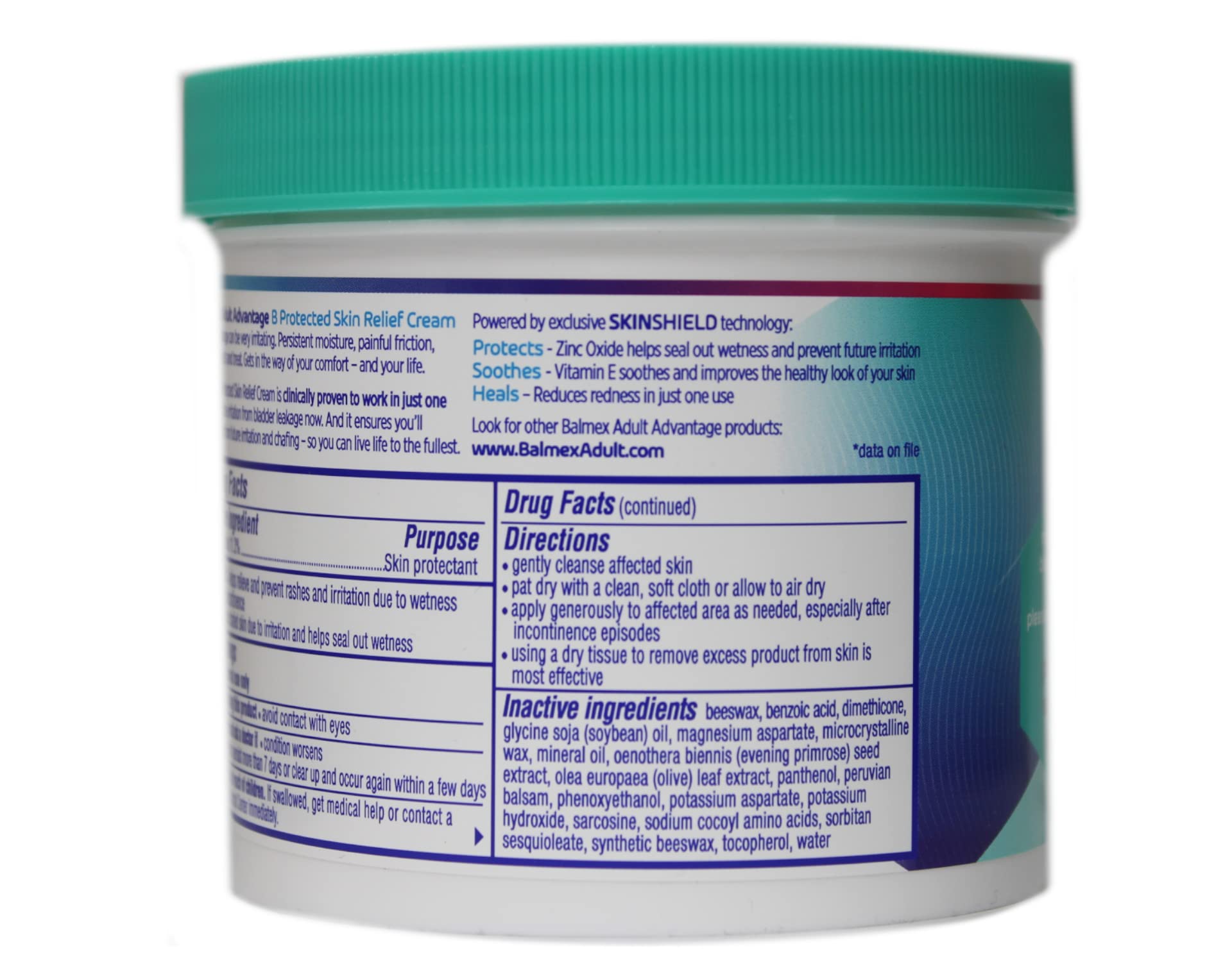 Balmex Adult Care Rash Cream 12 oz (pack of 6)