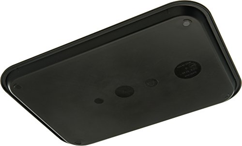 Carlisle FoodService Products CT121603 Café Standard Cafeteria / Fast Food Tray, 12" x 16", Black