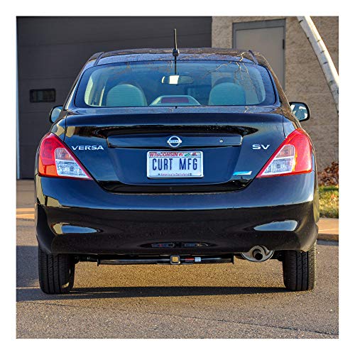 CURT 11256 Class 1 Trailer Hitch, 1-1/4-Inch Receiver, Fits Select Nissan Versa , Black