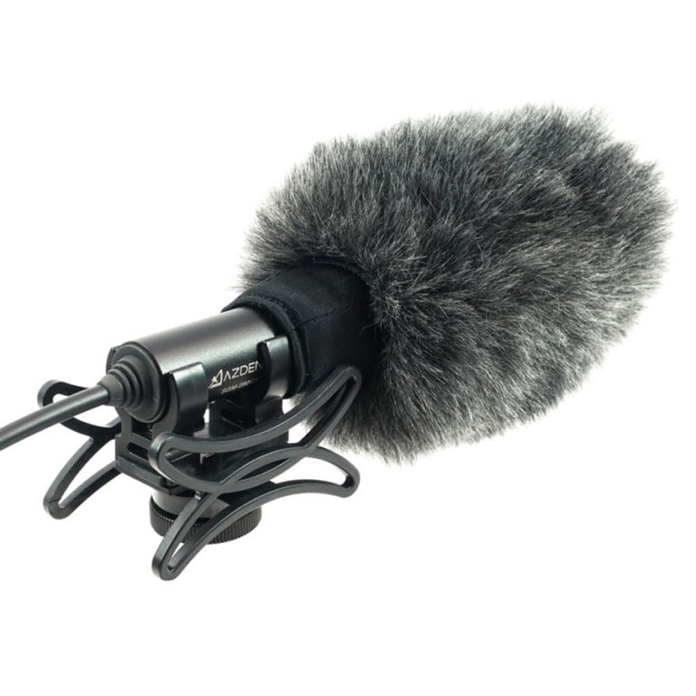 Azden SWS-CX Furry Windshield Cover for SGM-250CX and SGM-250MX Microphones (Gray)