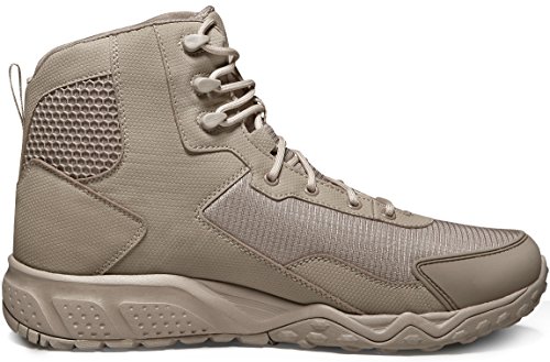 CQR Men's Military Tactical Boots, Lightweight 6 Inches Combat Boots, Durable EDC Outdoor Work Boots, No Zip Desert Sand, 13