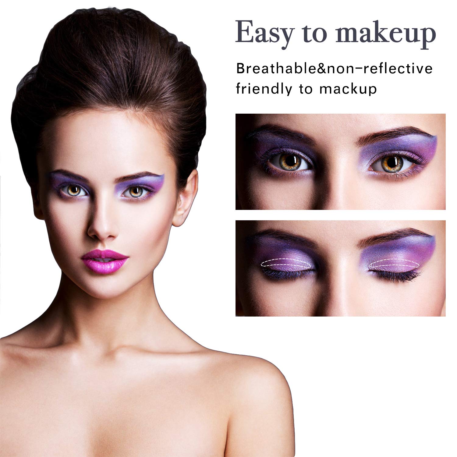 6MM Self-Adhesive Eyelid Tapes One-Sided Sticky Eyelid Stickers Beauty Tools, Eyelid Lift Strips for Hooded Droopy Uneven Mono-eyelids