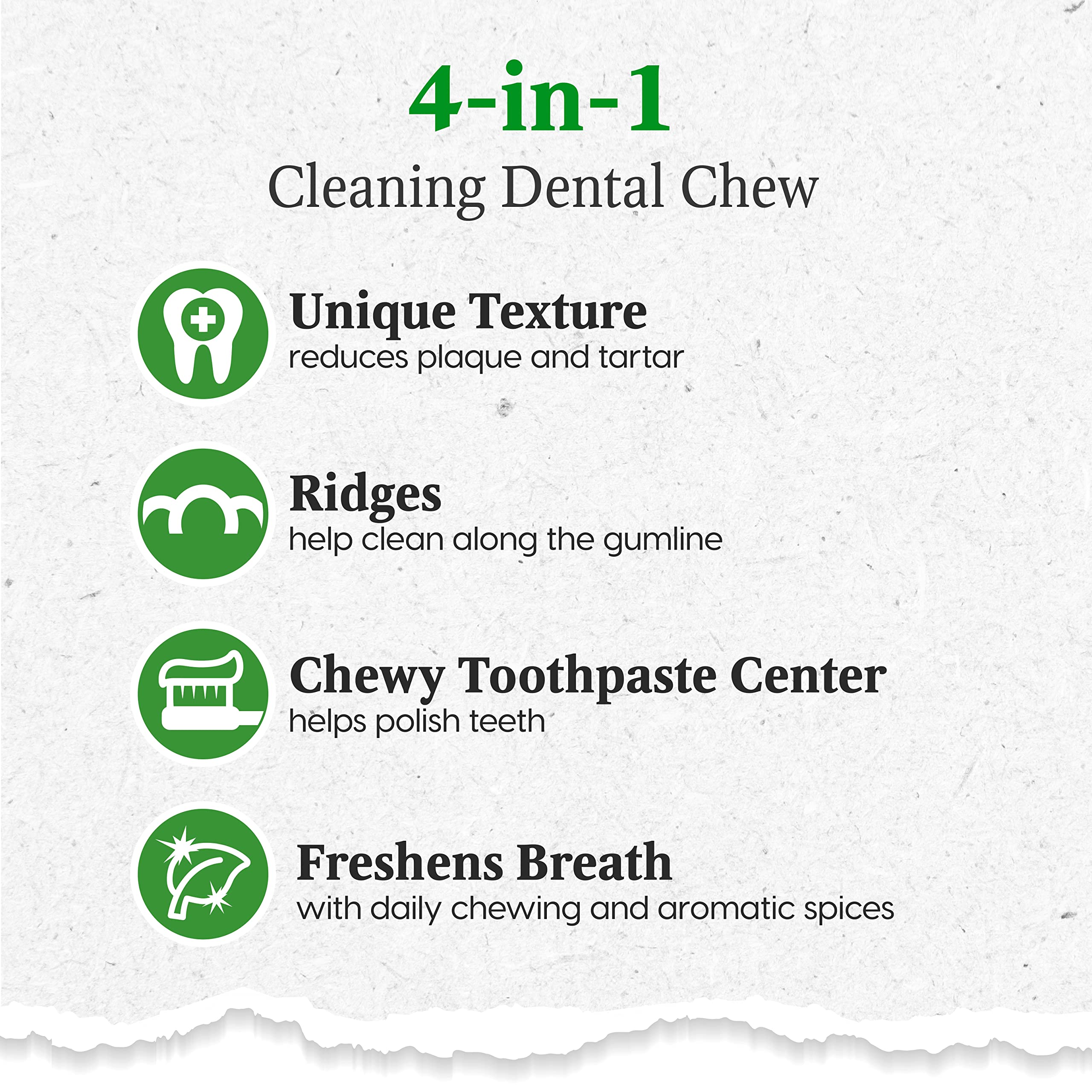 Ark Naturals Brushless Toothpaste β Medium Breeds, 18oz Bag, 2-Pack β Dog Dental Chew with Toothpaste Center β Freshen Breath and Reduce Plaque & Tartar with Dental Chews for Dogs