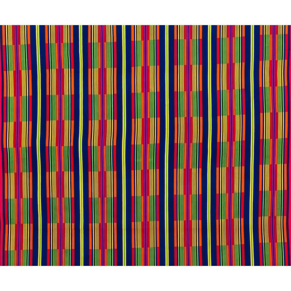 African Fabric 100% Cotton Fabric African Ankara Print Fabric 6 Yards One Piece 1525