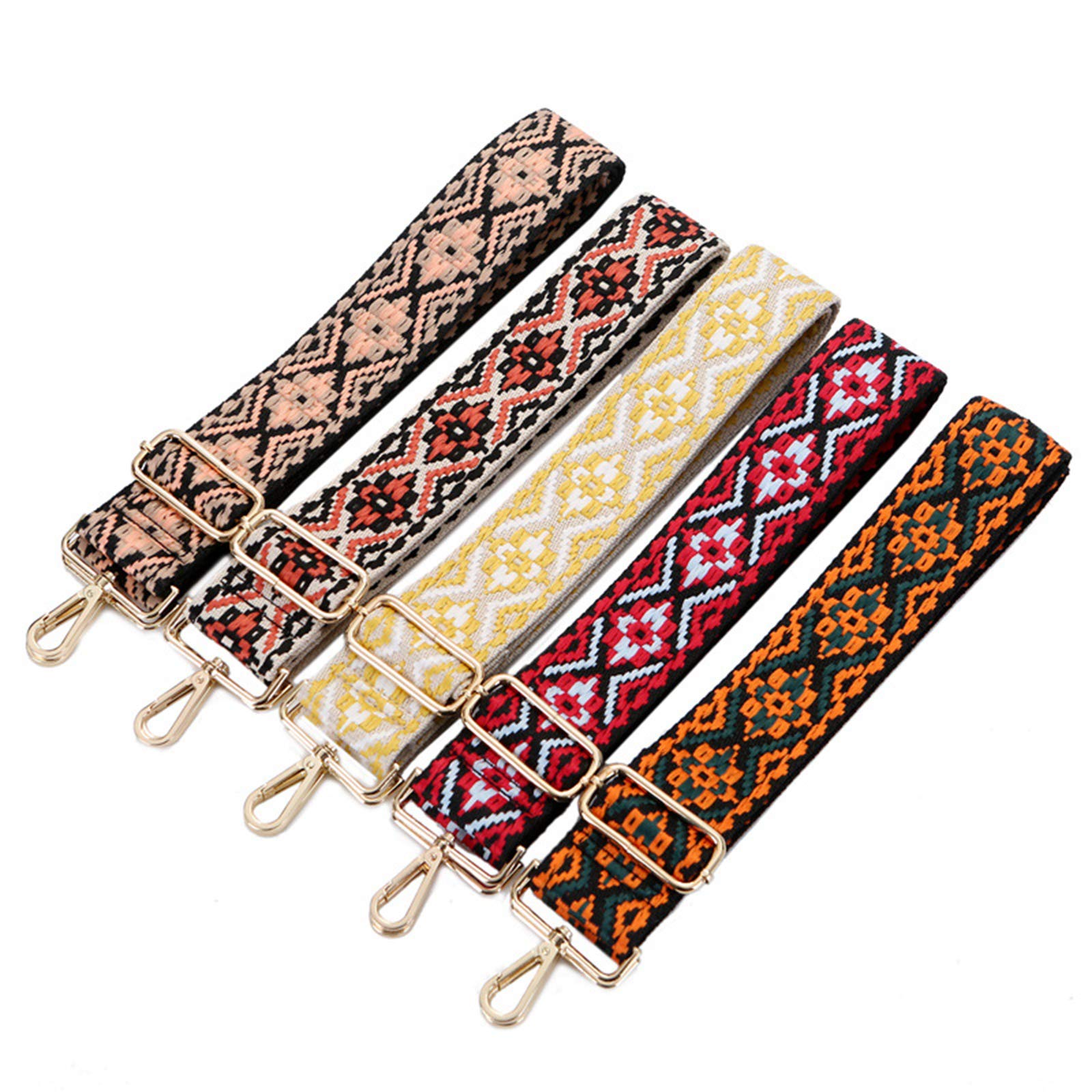 Beacone Purse Straps Replacement Crossbody Shoulder Bag Wide Adjustable Canvas Handbag Belt (B-Green)
