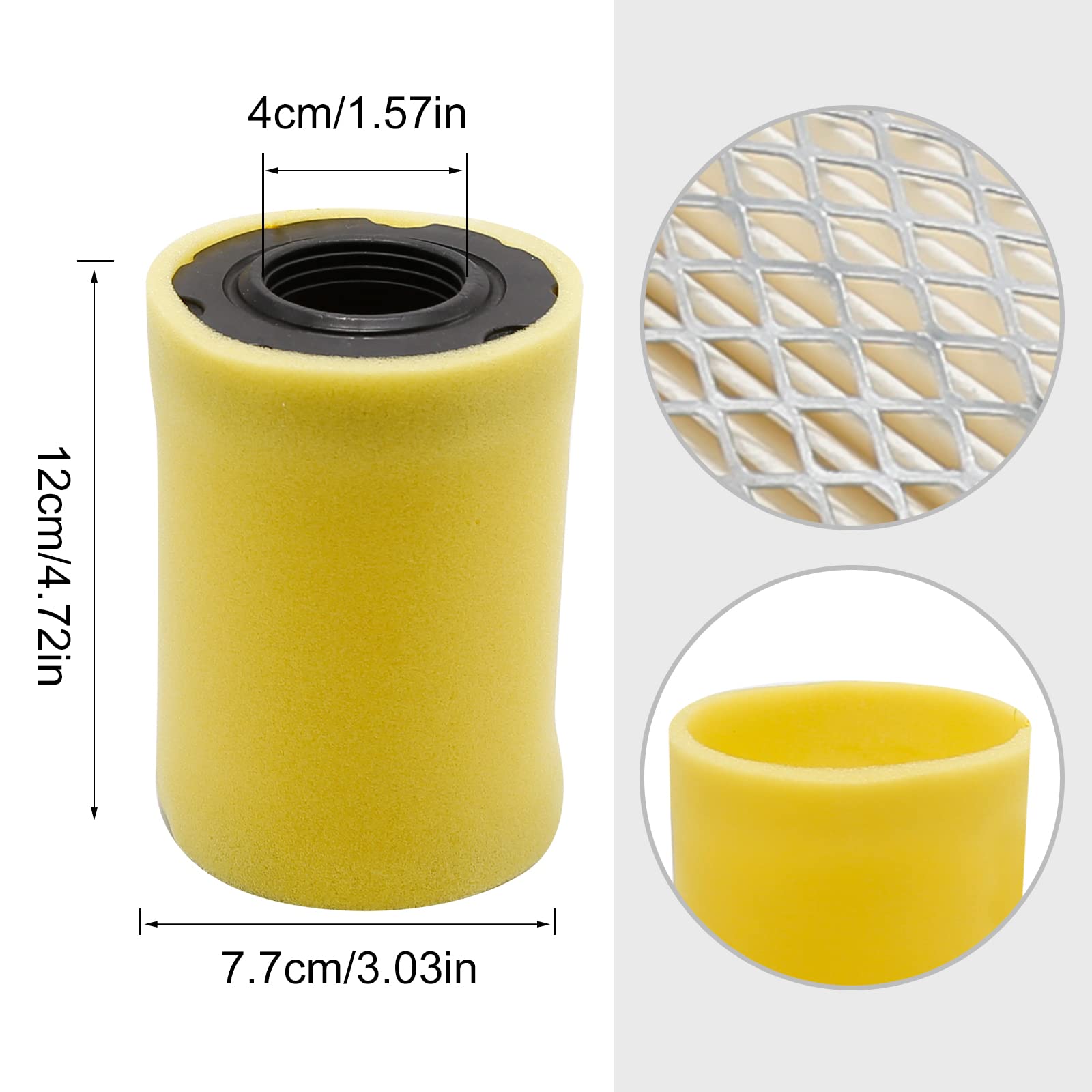 796031 Air&Oil Filter Kit Replacement for BS 591334 594201 796031 John Deere Husqvarna D100 D110 D125 D130