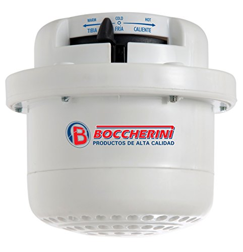 Boccherini Electric Instant Hot Water Shower Head Heater + FREE wall support/tube (FUSION)