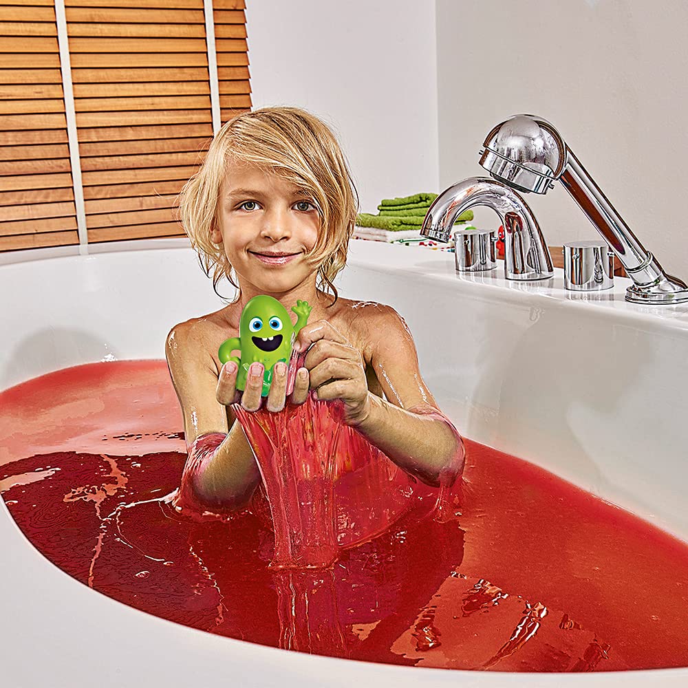 3 x Slime Baff Bundle from Zimpli Kids, Red, Green & Blue, Magically Turns Water into gooey, Colourful Slime, Slime Making Kit for Children, Birthday Present for Boys & Girls, Certified Biodegradable