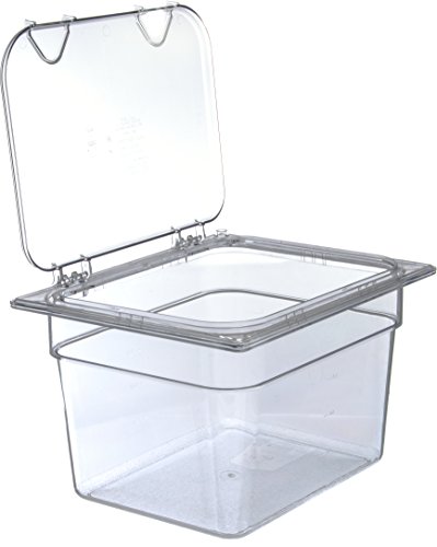 Carlisle FoodService Products 10223B07 StorPlus Half Size Food Pan, Polycarbonate, 8" Deep, Clear