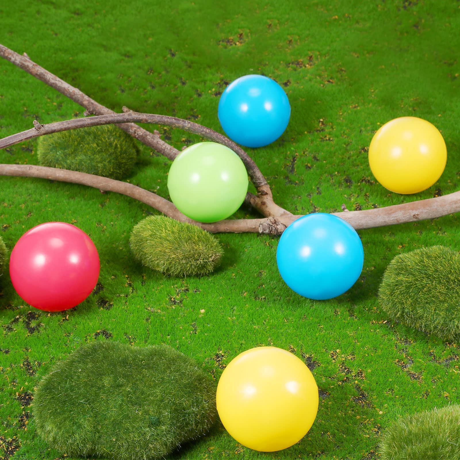 Civaner Multi Colored Replacement Bulldozer Toy Balls 1.75 Inch Plastic Crush Proof Soft Air Filled Ocean Balls for Toddlers