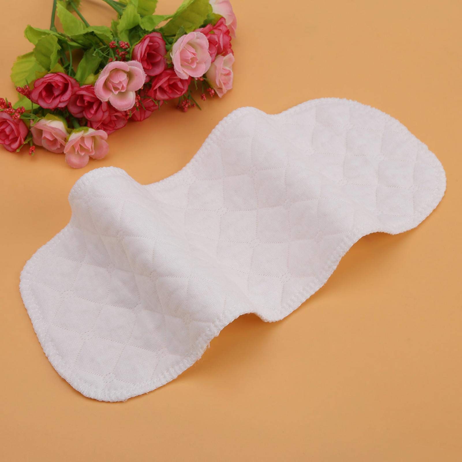Sonew 10pcs Soft&Breathable Baby Diapers Toddler Cotton Nappy Insert Liners Reusable Cotton Cloth Diaper 12.5 * 4.7in Common Size(3 Layers)