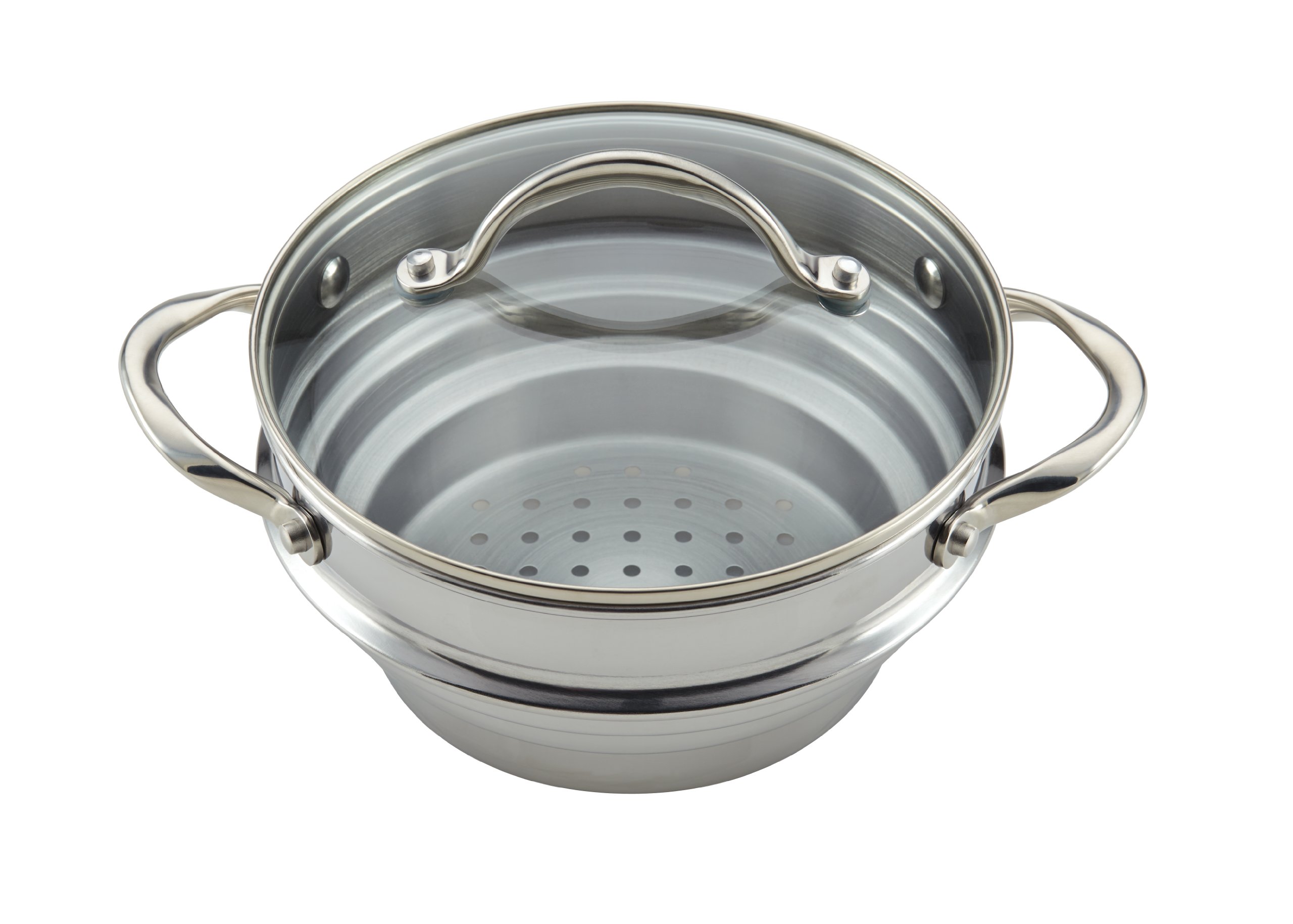Anolon Classic Stainless Steel Universal Covered Steamer Insert