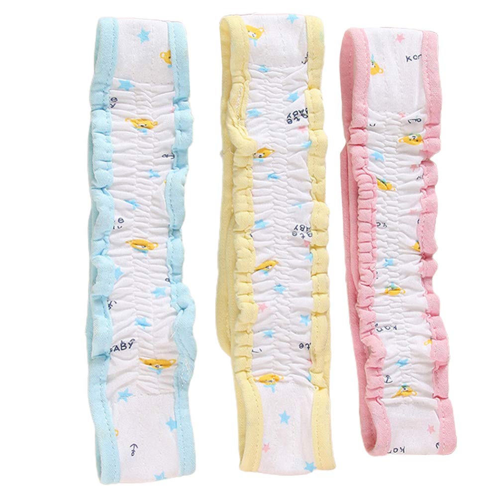 Tomaibaby 3pcs Diaper Buckle Adjustable Cute Infant Toddler Diaper Fixed Belt Buckle Replacement Diaper Needles Replaces Diaper Pins for Baby(Random Pattern)