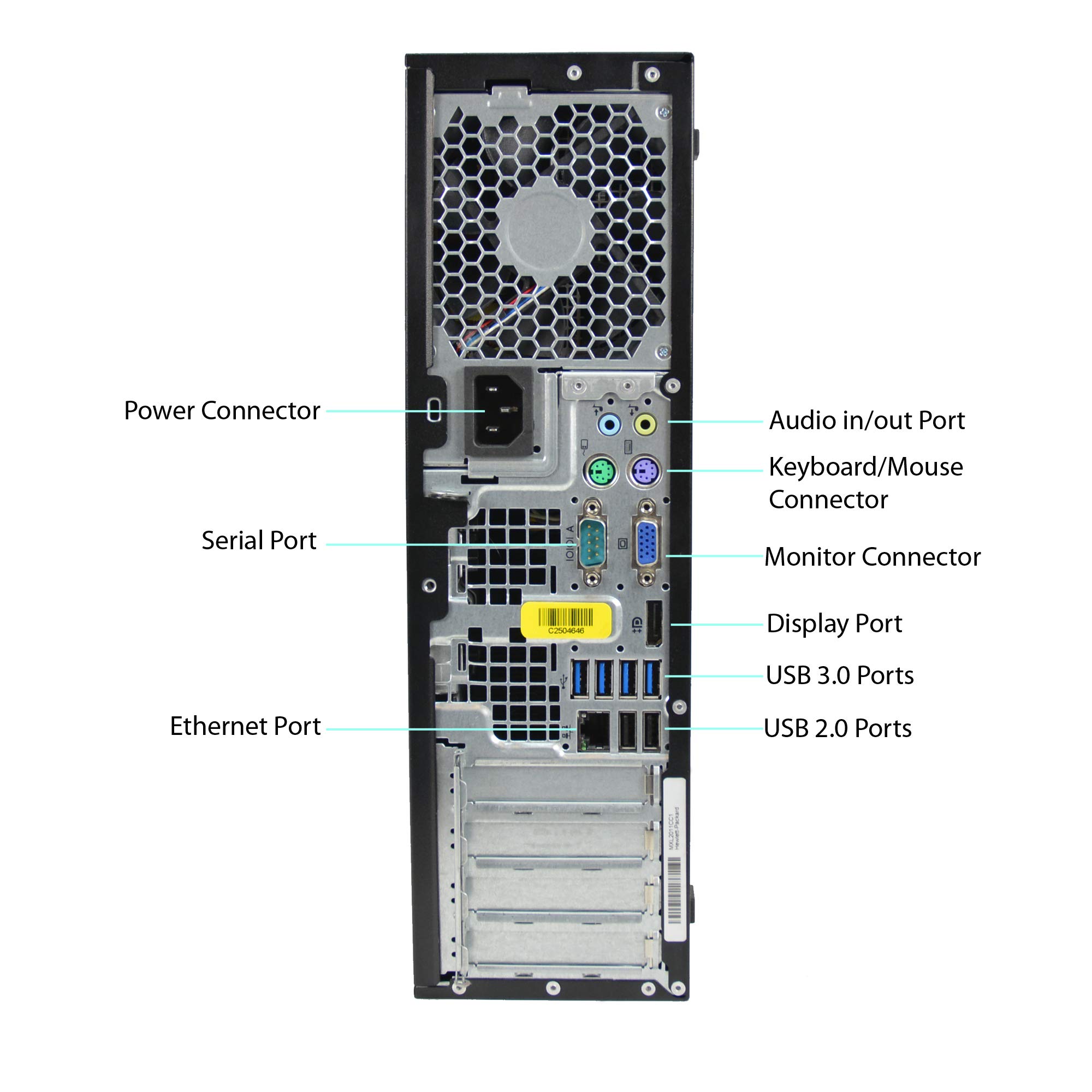 HP Compaq Elite 8300-SFF, Core i7-3770 3.4GHz, 16GB RAM, 240GB Solid State Drive, DVDRW, Windows 10 Pro 64bit, (Renewed)