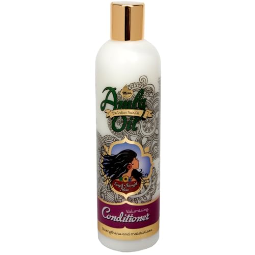 Mera Amla Conditioner - Volumizing Indian Conditioner With Amla Hair Oil, Vitamin E, & Menthol - Adds Volume, Strengthens, Lengthens, & Moisturizes Hair (11.8oz) - Pack of 1