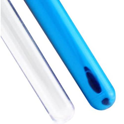 Othmro 100Pcs Clear Plastic Test Tubes with White Caps, 12mmx75mm Mini Test Tubes with Lids, for Jewelry Seed Beads Powder Spice Liquid Experiment Yeast Specimen Sample Laboratory