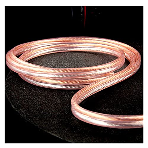 ACICS Professional Speakers Cable Free Copper Speaker Wire Amplifier Home Theater KTV DJ Audio Auxiliary Cable(M300 Core,100m)